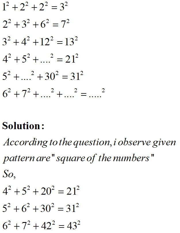 NCERT Solutions Class 8 Maths Chapter 6 Squares and Square Roots - e Guru